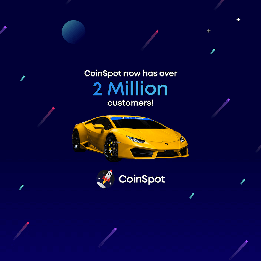 2 million CoinSpot users, win a Lambo! | CoinSpot